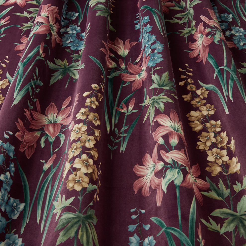Iliv Botanical Studies Rosella Velvet – The Curtain Factory Outlet