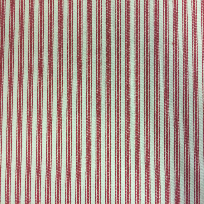 Girones Ticking Stripe Red – The Curtain Factory Outlet